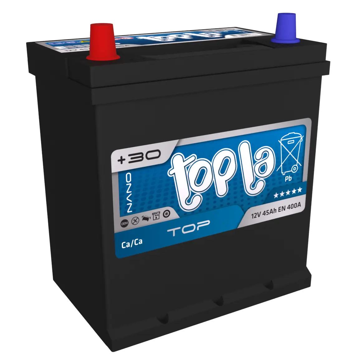 Topla Top JIS Akumulator 12V, 45Ah, L+ ASIA vozila