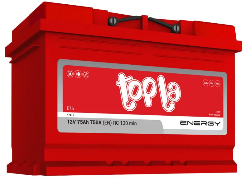 Topla Energy Akumulator 12V, 75Ah, D+