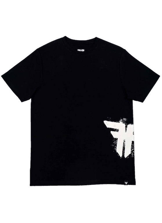 МАЈИЦА – FALLEN OVER SPRAY TEE – BLACK / WHITE