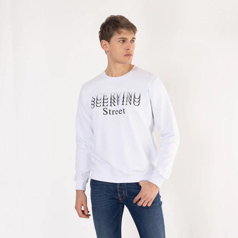 SCERVINO STREET Muški duks beli