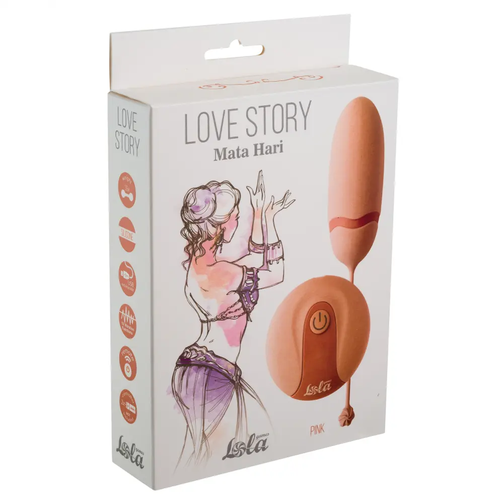 Lola games Vibro jaje sa daljinskim upravljačem Love Story Mata Hari, Roze