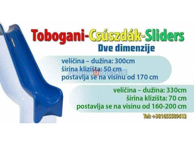 Prodajem TOBOGANE u tri dimenzije u raznim bojama!!!