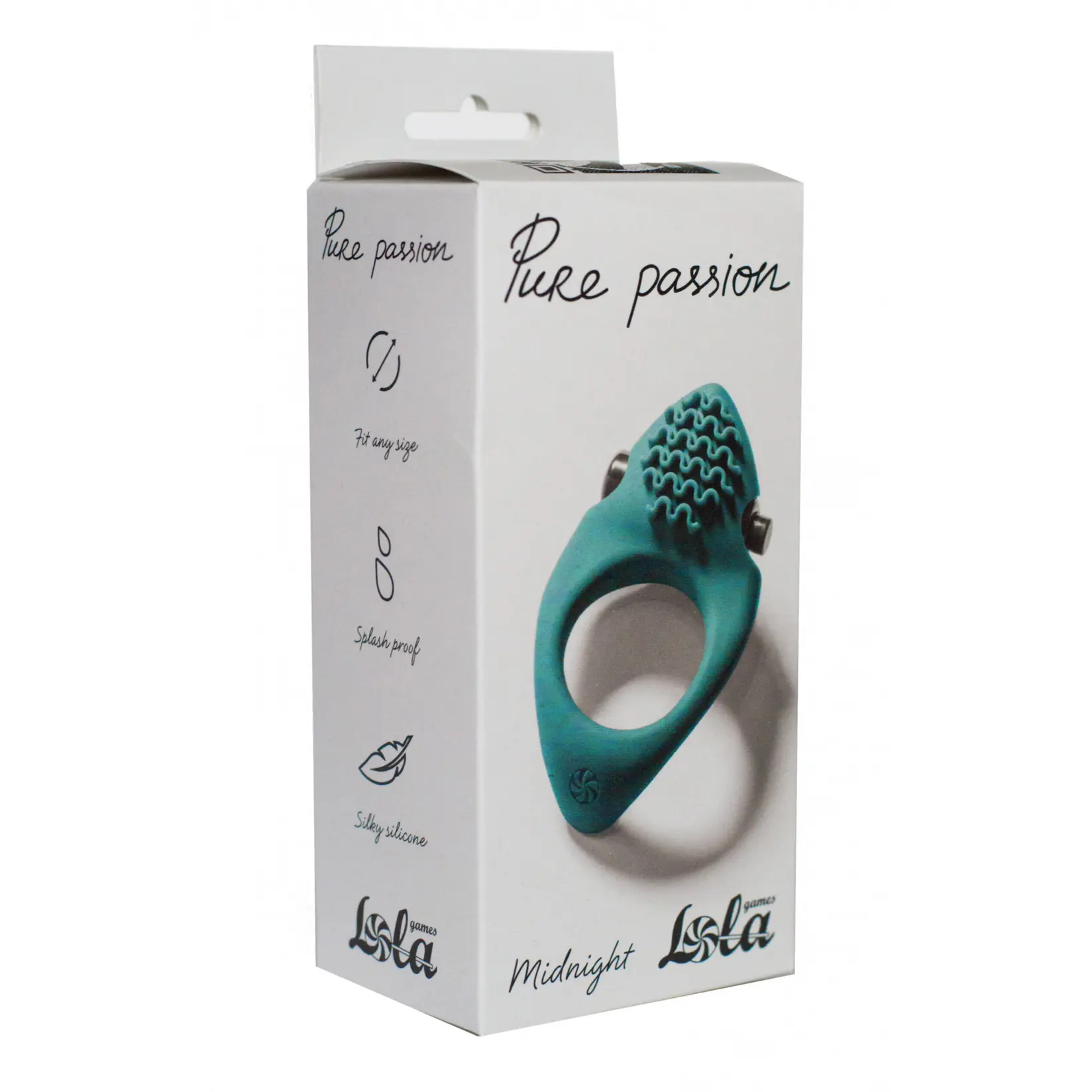 Lola games Vibro prsten Pure Passion Midnight, Zelena