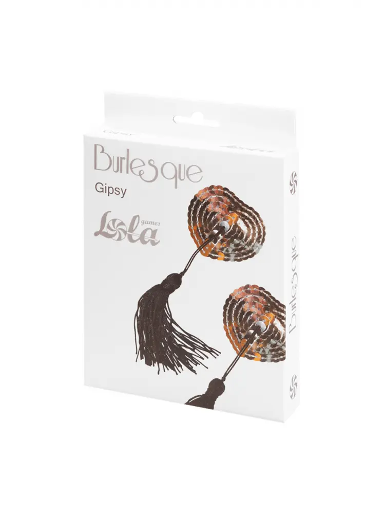 Lola games Nalepnice za grudi Burlesque Gipsy, Srebrne boje