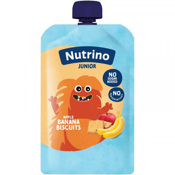 Nutrino pouch jabuka banana sa keksom 180g