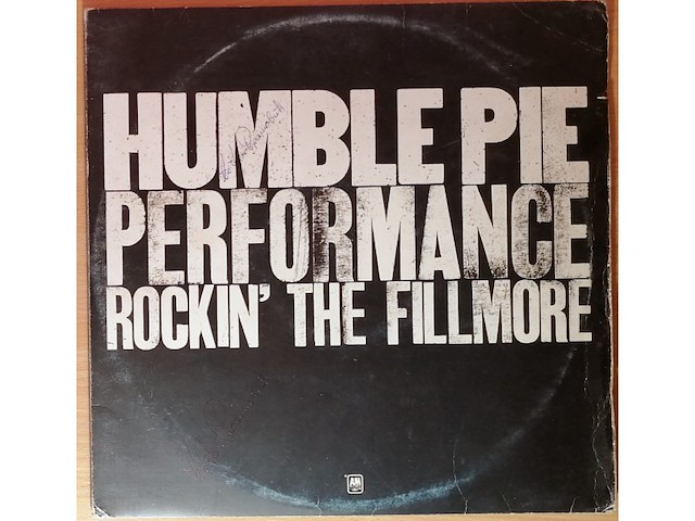 2LP HUMBLE PIE - Rockin` The Fillmore (1971) UK VG-/VG+