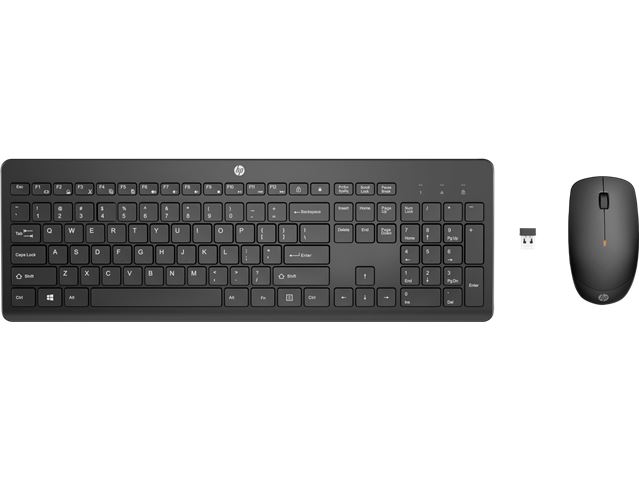 HP ACC Keyboard & Mouse 235 WL, 1Y4D0AA#BED