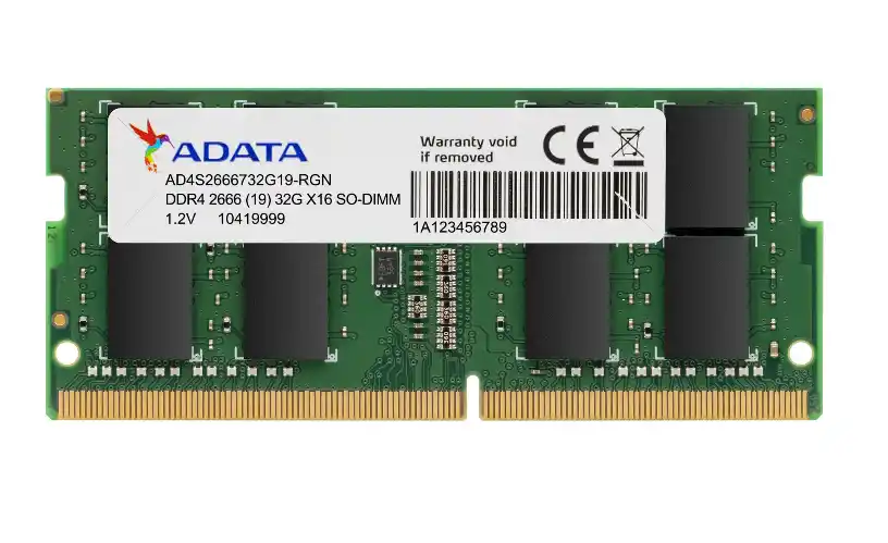 Memorija SODIMM DDR4 8GB 2666 MHz AData AD4S26668G19-SGN