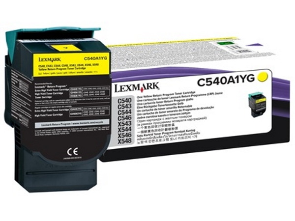 Toner LEXMARK C54x, X54x Return Program/žuta