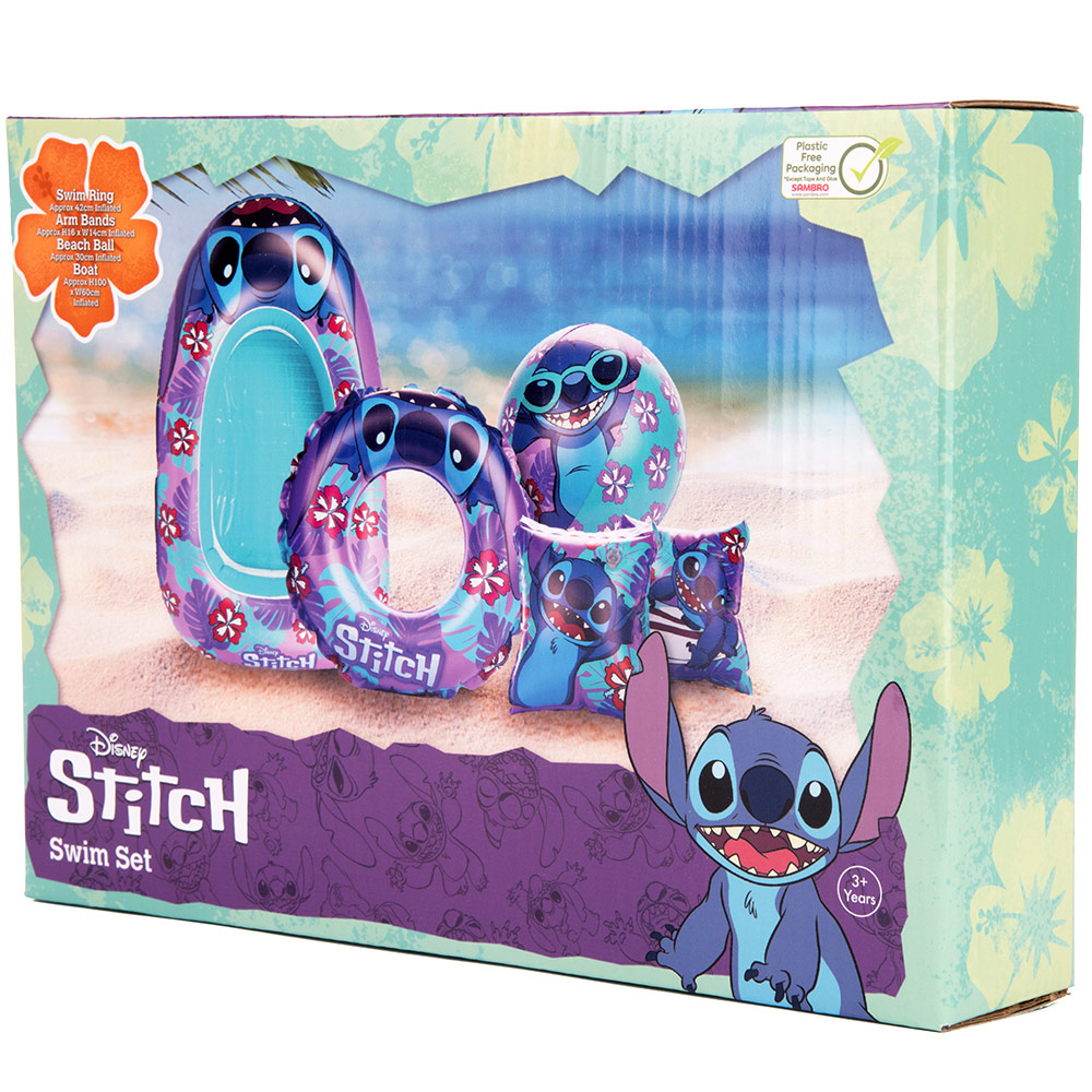 Stitch set za plivanje sa čamcem 4 elementa