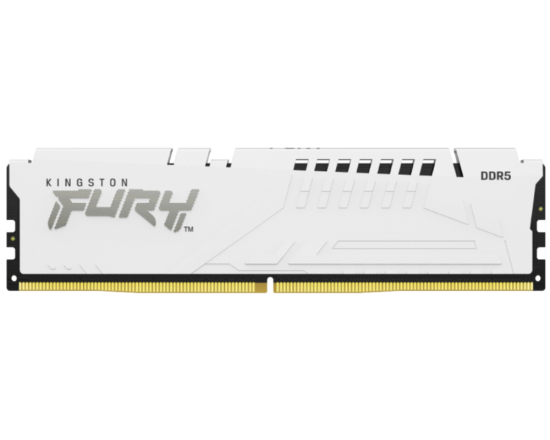 Kingston 16GB FURY Beast White XMP DIMM DDR5-6400Mhz, KF564C32BW-16