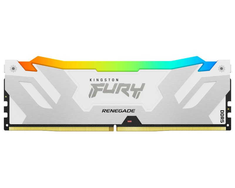 Kingston 16GB FURY Renegade RGB White DIMM DDR5-6400Mhz, KF564C32RWA-16