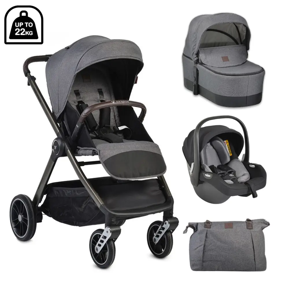 Kolica za bebe Macan 3u1 – Grey