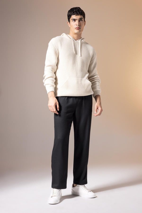 DEFACTO RELAX FIT STRAIGHT LEG TROUSERS