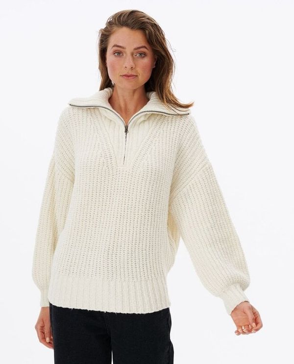 SWEATER RIP CURL SEEKER 1/4 ZIP BONE