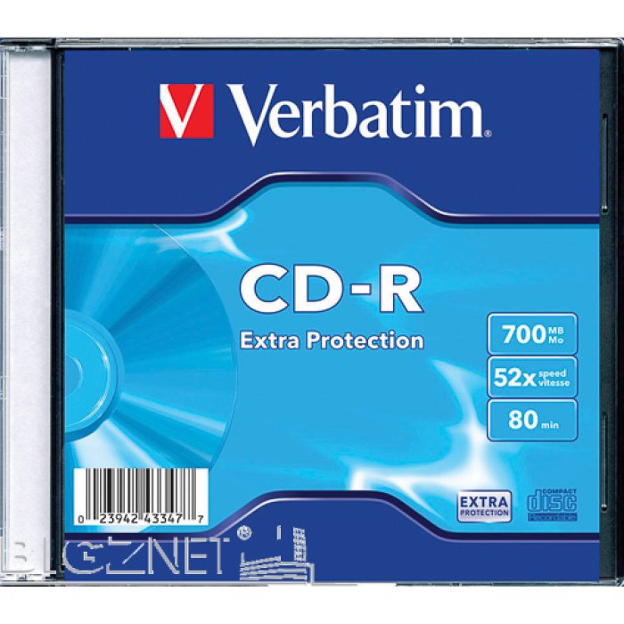 CD-R 52x 700mb 1/1 Verbatim