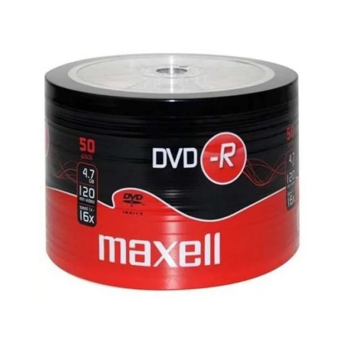 DVD R 4.7gb 16x 1/50 Maxell