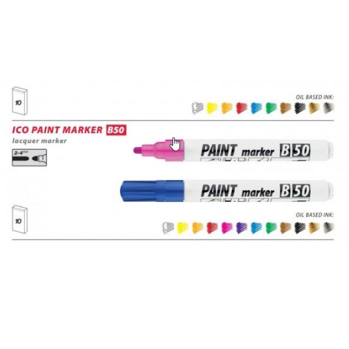 Marker Ico Paint b50 crni