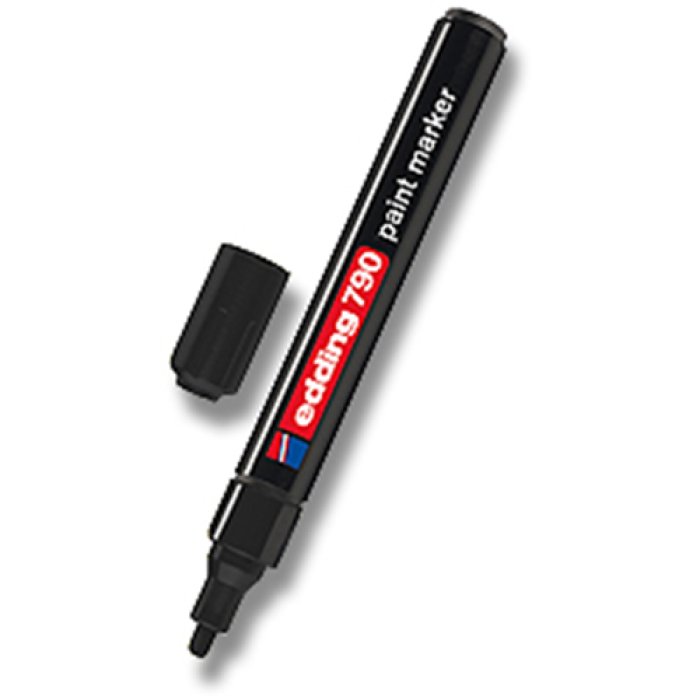 Paint marker E-790, 2-3 mm crni