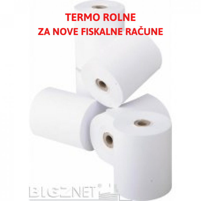 Termo rolna 80mm/60 metara za fiskalne štampače