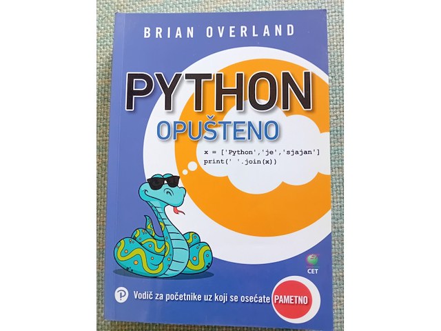 Python  Vodič za početnike uz koji se osećate pametno