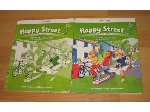 4. HAPPY STREET 2 UDZBENIK + RADNA SVESKA