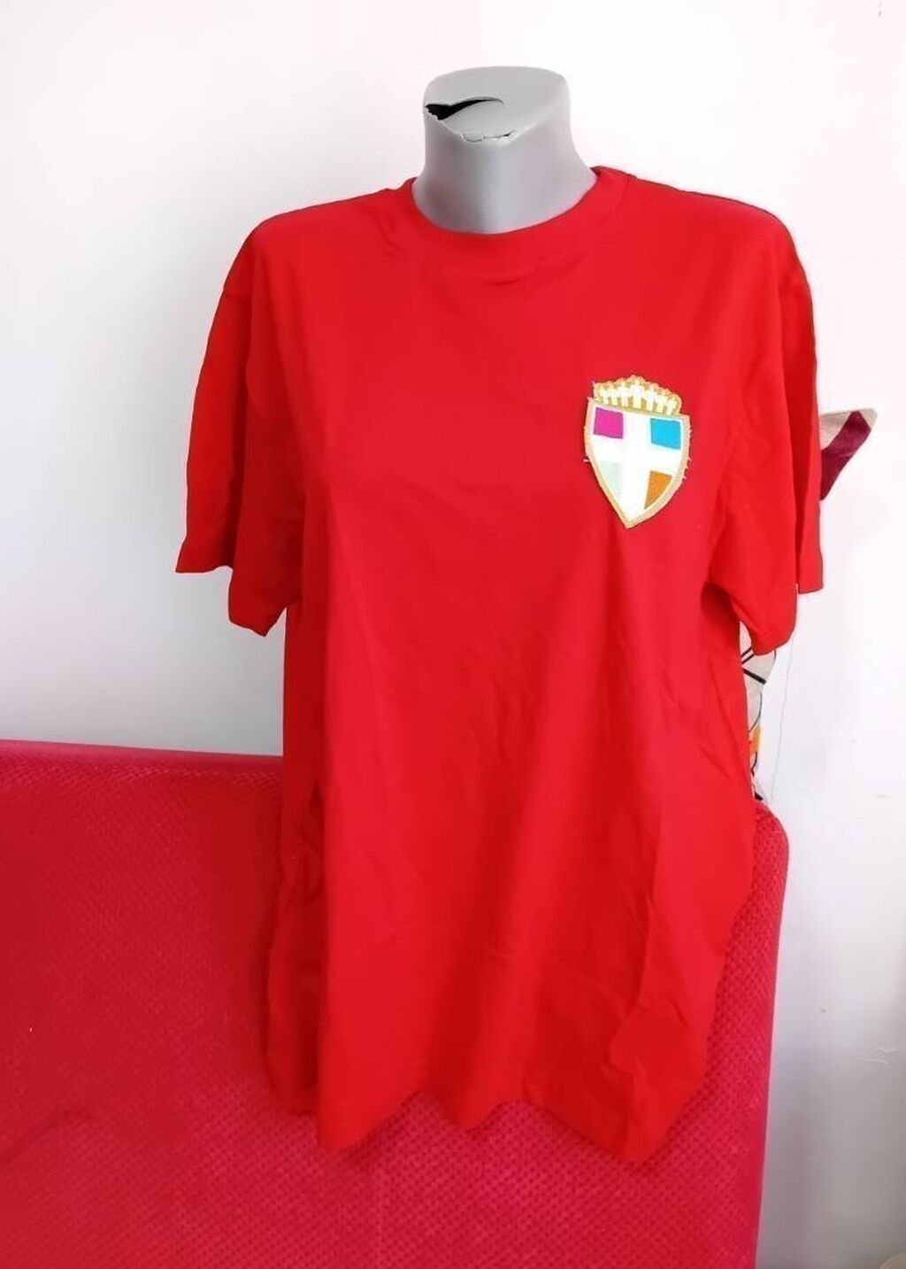 Men's T-shirt XL (EU 42), bоја - Crvena