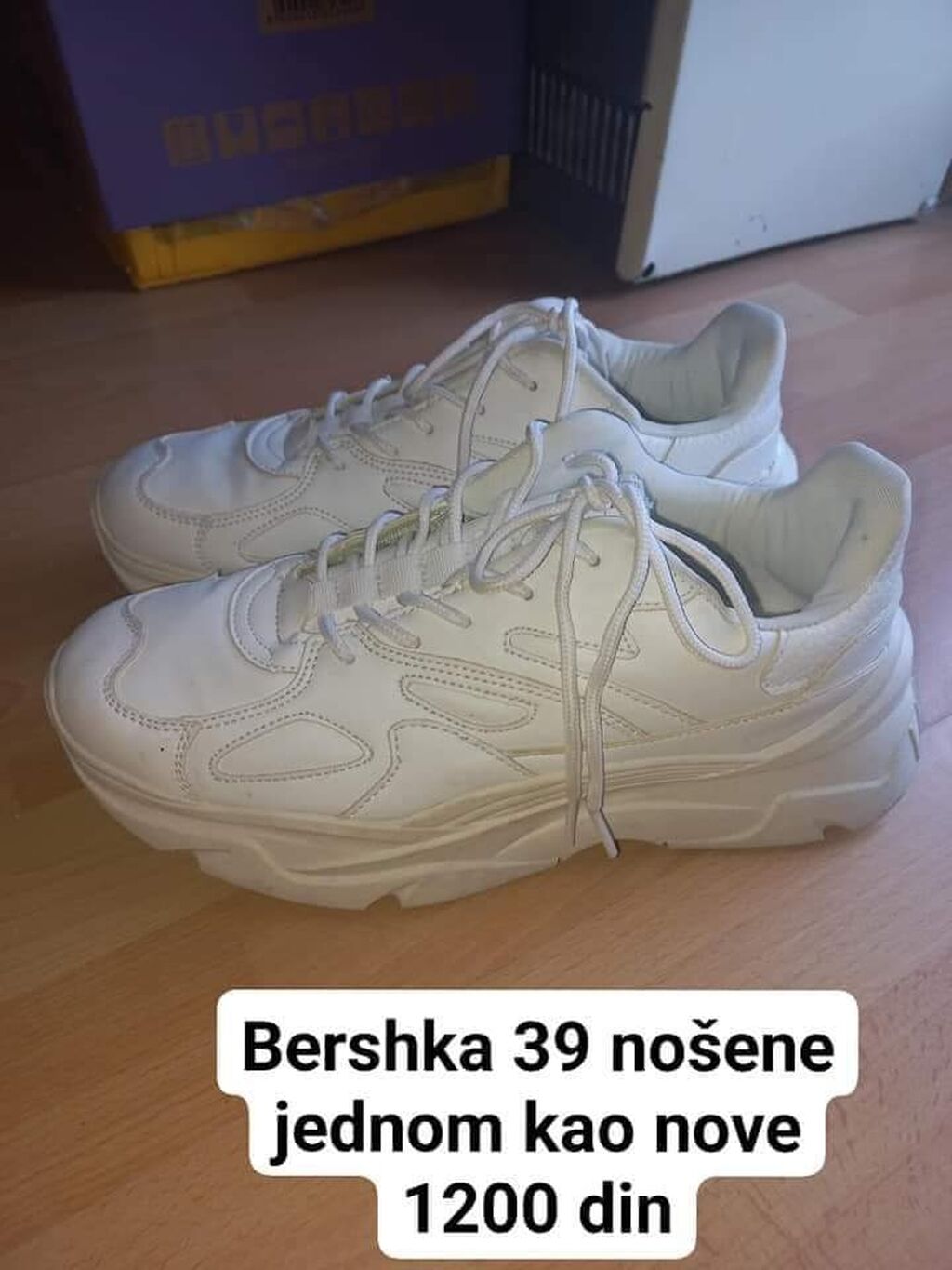 Bershka, 39, bоја - Bela