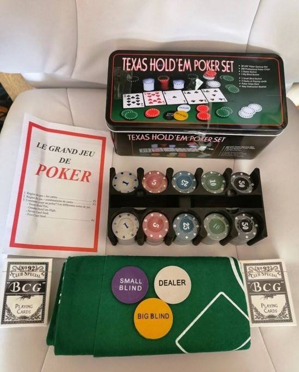 Texas Hold em poker 200 cipova Teksas poker SET Dobijate zeleno