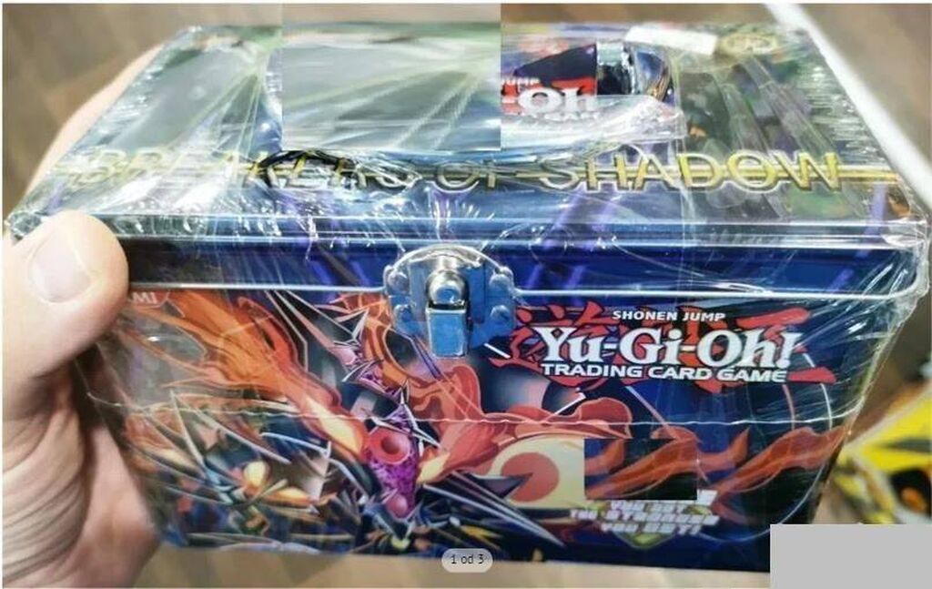 Yu-Gi-Oh Booster Metalna kutija sa kartama Yu-Gi-Oh booster metalna