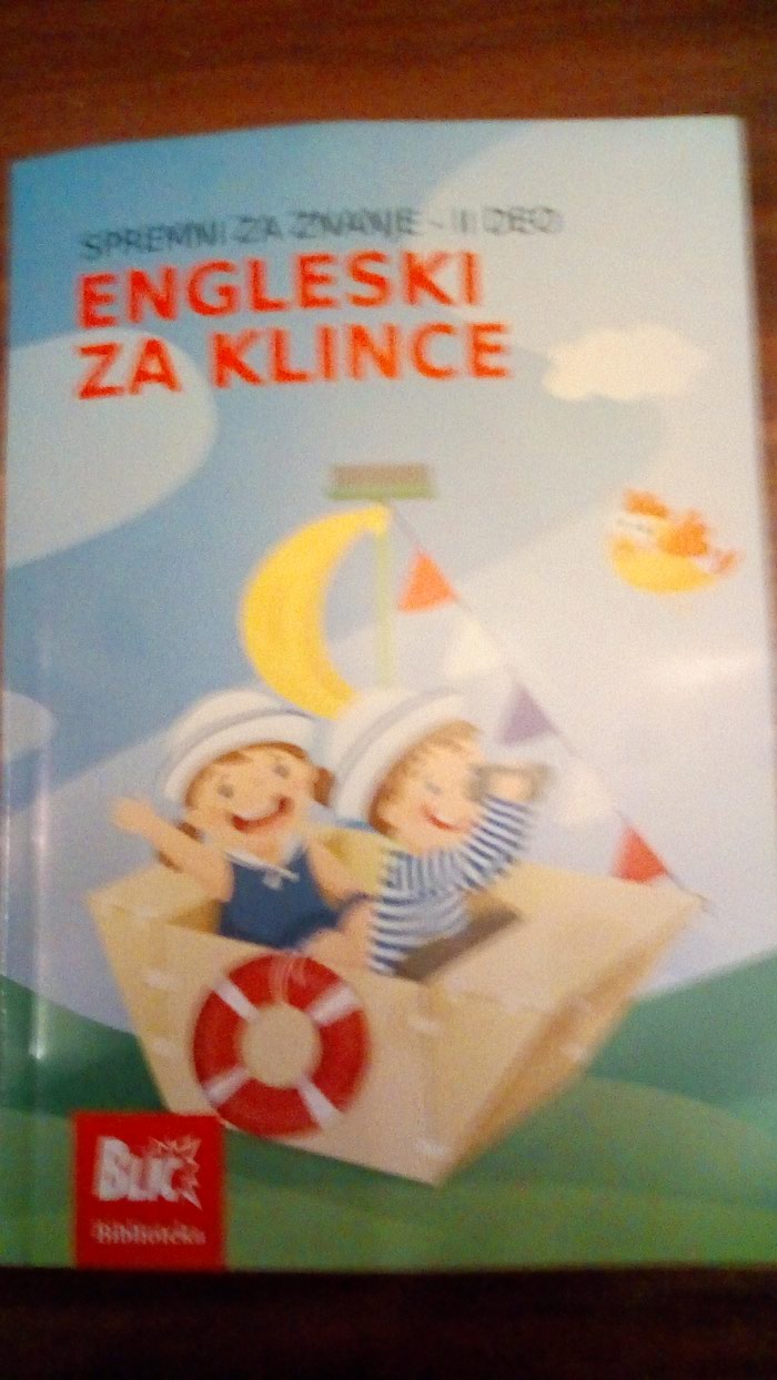 Decija mini knjiga engleski za klince 2deo spremni za znanje