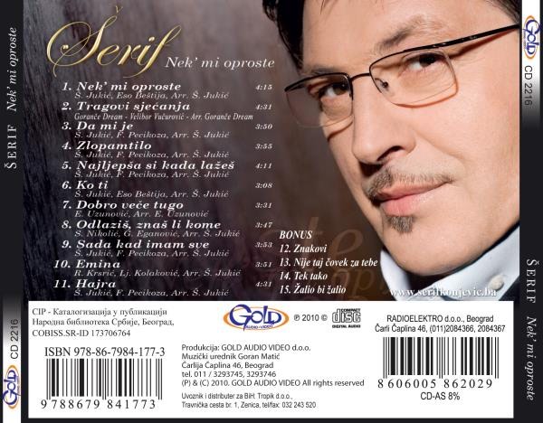 Cd serif konjevic album nek mi oproste