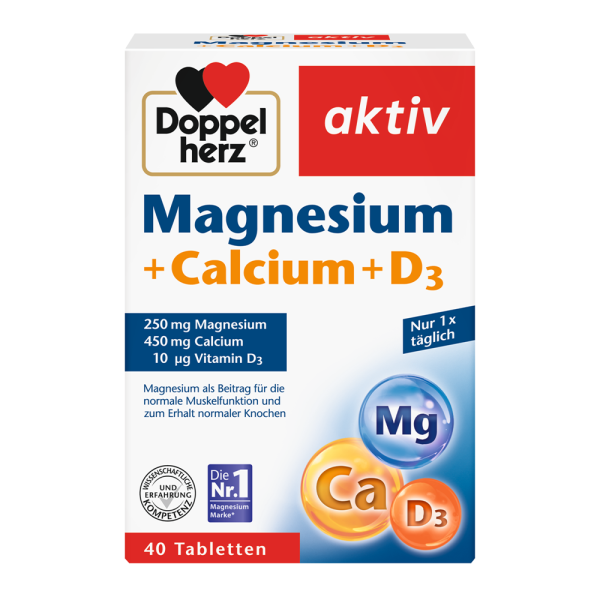 Magnesium + Calcium + D3 40 tableta