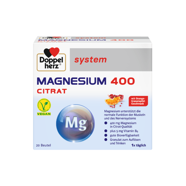 Magnesium 400 Citrat 20 kesica