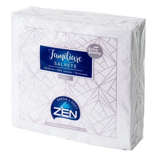 Zen familiare salvete 50/1 bela 1sl 33X33