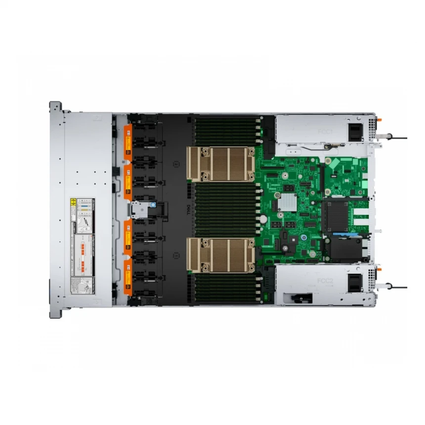 DELL PowerEdge R660 2x Xeon Silver 4509Y 8C 2x32GB H755 2x960GB SSD RI 1100W (1+1) 3yr ProSupport + šine + Broadcom 57416 DP 10GbE BASE-T