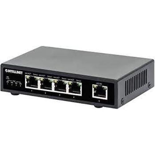 Intellinet Switch 5-Port Neupravljiv Gigabit Ethernet PoE+