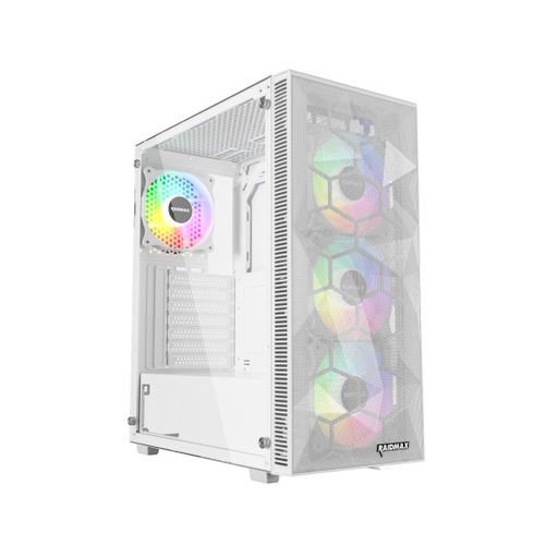 Kuciste Raidmax Talos window/White, 4x 120mm FRGB/650W/RT650RGBW