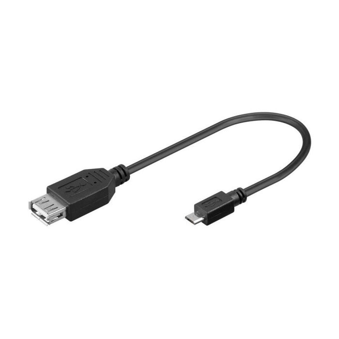 Adapter kabl OTG microUSB m - USB A f 0.2m 95194
Adapter kabl OTG microUSB m - USB A f 0.2m 95194