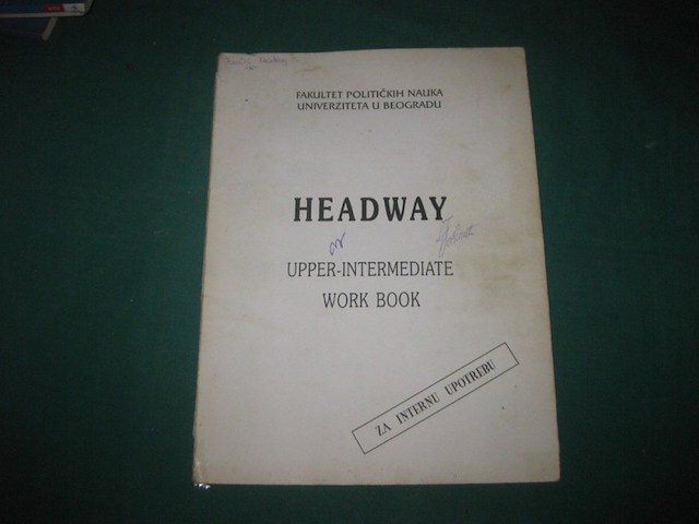 Headway Upper-Intermediate Workbook (za internu upotreb