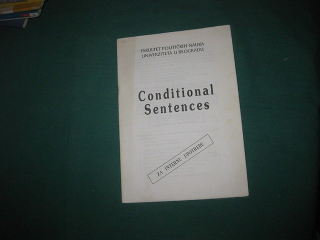 Conditional Sentences (za internu upotrebu)