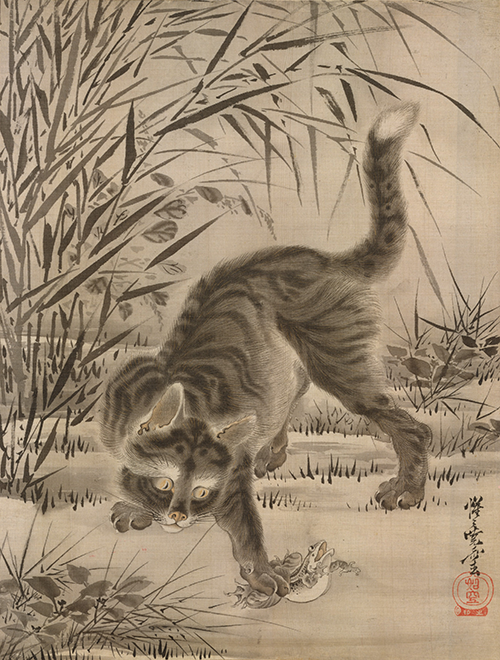 Cat Catching a Frog (1887)