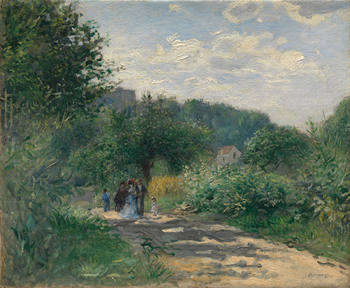 A Road in Louveciennes (1870)
