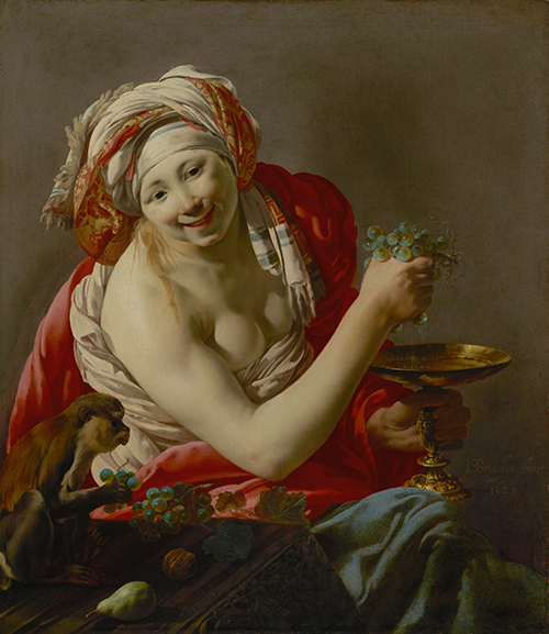 Bacchante with an Ape (1627)