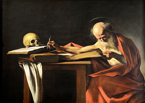 Saint Jerome Writing (1606)