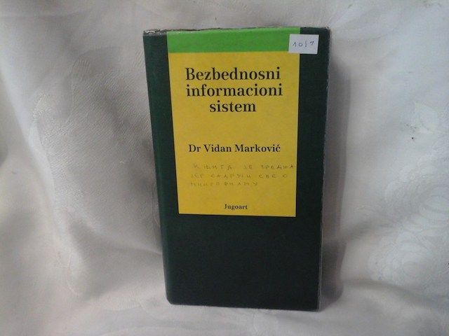 Bezbednosni informacioni sistem Vidan Marković