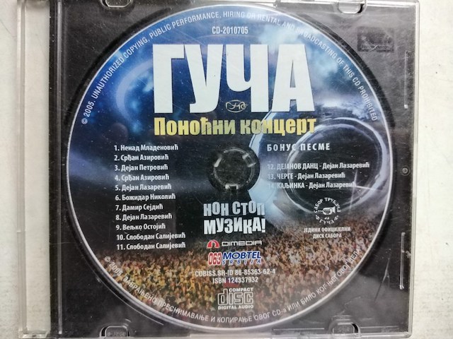 CD  Guča-Ponocna muzika, 2005 i CD  Guca vas zove, 200