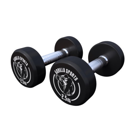 Gorilla Sports Okrugle gumirane bučice (2 x 2,5 kg) ( 100275-00008-0098 )
Gumirana bučica za efikasan i intenzivan trening ruku i ramena