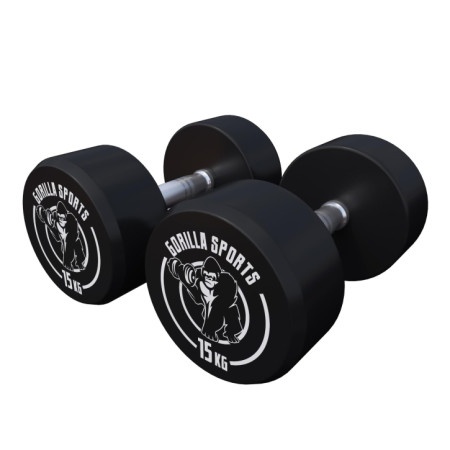 Gorilla Sports Okrugle gumirane bučice (2 x 15 kg) ( 100280-00008-0111 )
Gumirana bučica za efikasan i intenzivan trening ruku i ramena