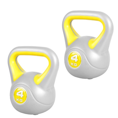 Gorilla Sports Set plastičnih ruskih zvona (2 x 4 kg) ( 101131-00006-0014 )
Rusko zvono za efikasan i intenzivan trening celog tela